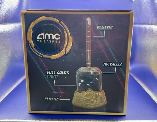 AMC Popcorn Bucket Marvel Thor Love and Thunder Mjolnir Hammer (New) | eBay