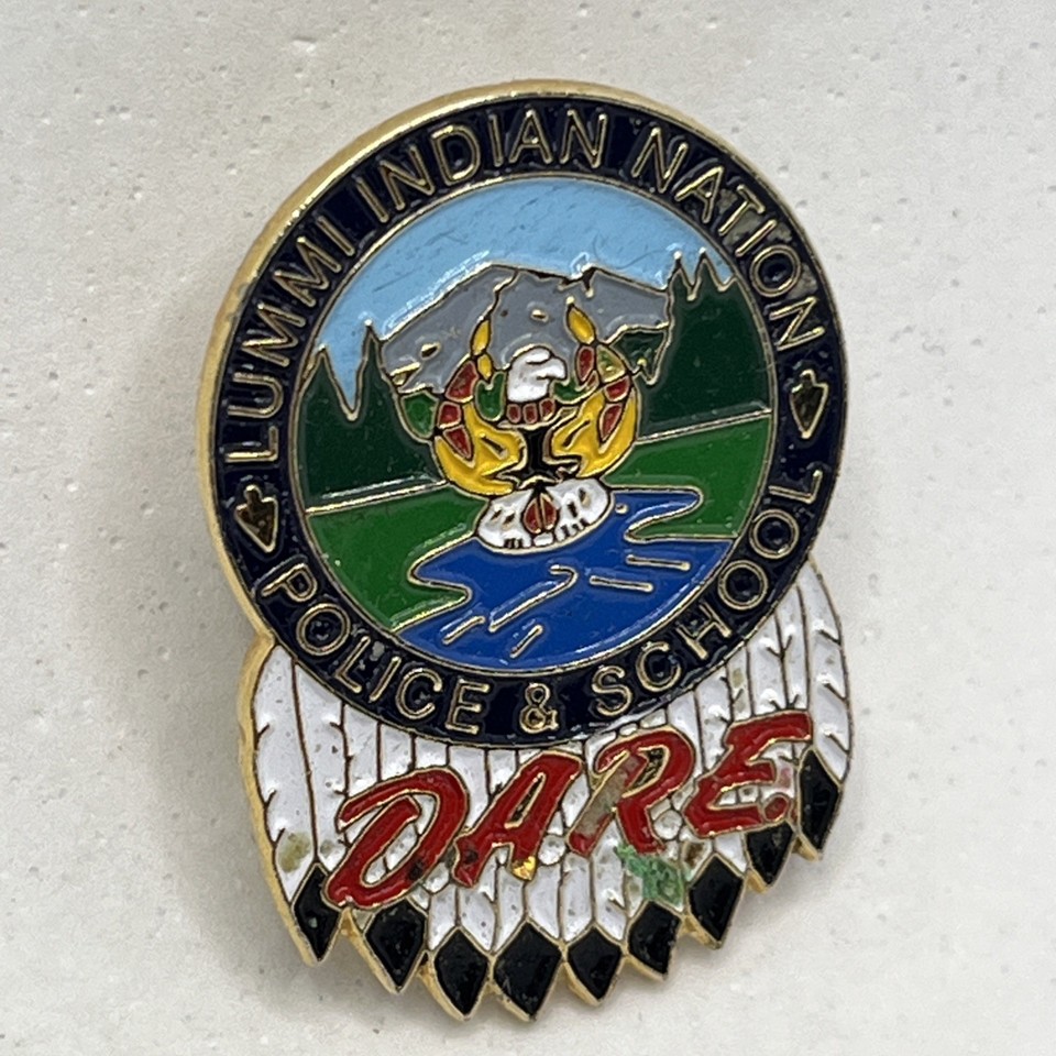 Lummi Indian Nation DARE Association Police Law Enforcement Enamel Hat ...