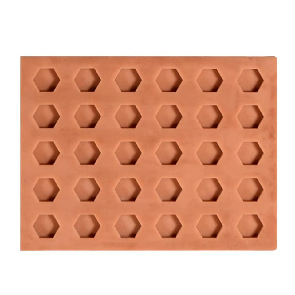 Red Mini Brick Silicone Mold Silicone Construction Material Tile Model ...
