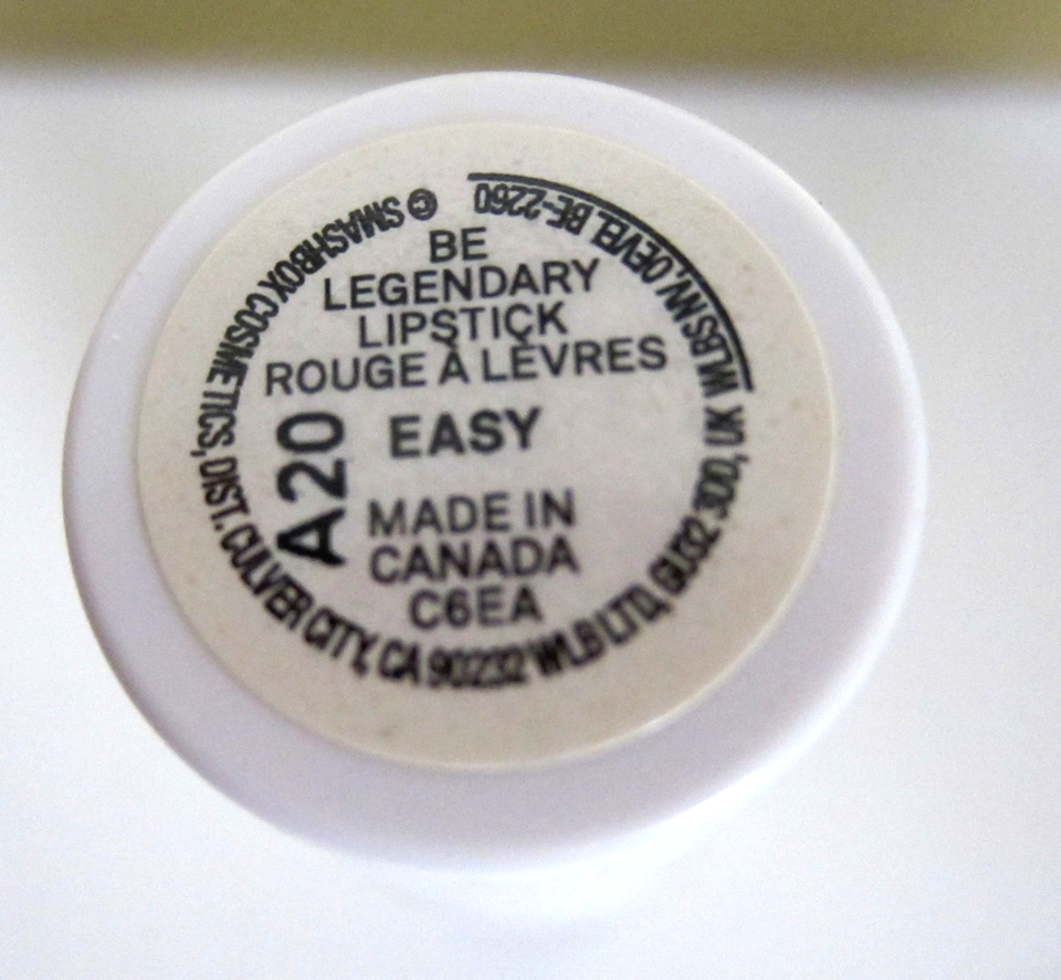 Smashbox Be Legendary Lipstick EASY (sheer brick) 0.10 oz - Full Size ...