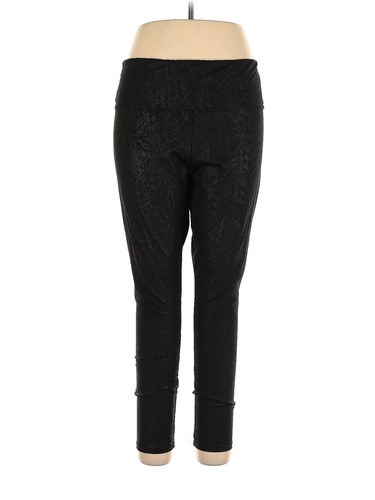 Simply Vera Vera Wang Women Black Active Pants XL | eBay
