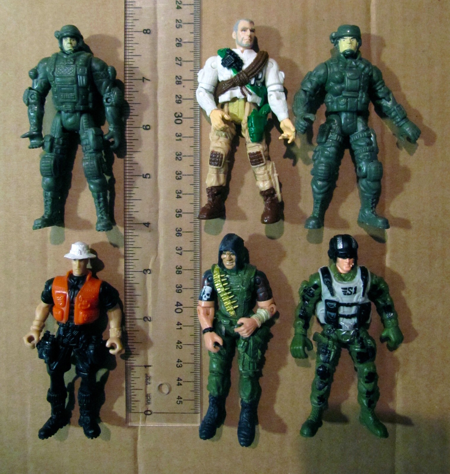 Lot of 6 Chap Mei Military Force Soldier Action Figures 3" SOLDIERS | eBay