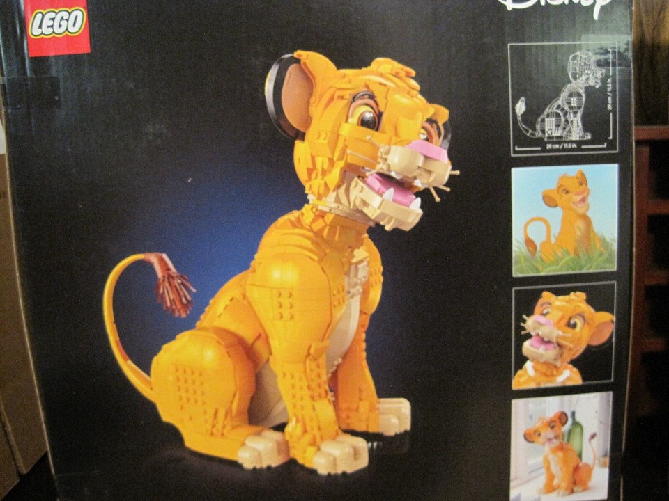 2024 LEGO 43247 DISNEY THE LION KING: SIMBA BUILDABLE FIGURE-FACTORY ...
