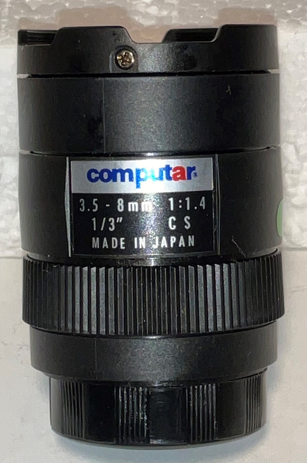 Computar Security Camera TV Adjustable Zoom Lens 1:1.4 3.5-8mm 1/3 CS ...