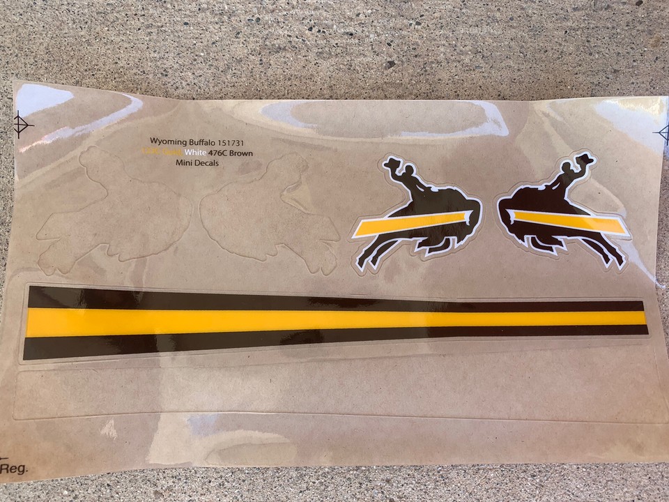 Buffalo Bills Wyoming Concept mini helmet DECALS-only football Josh ...