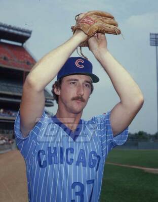 George Riley - 1980 Chicago Cubs - ToppsVault 120mm color transparency ...
