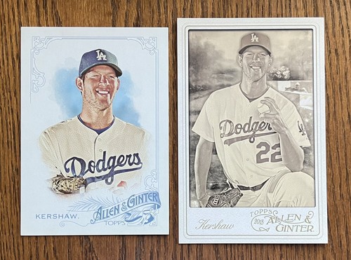 Lot of 2 Clayton Kershaw 2015 Topps Allen & Ginter's Oversize Box ...