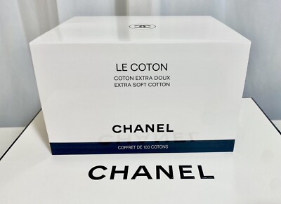 CHANEL Le Coton Extra Soft Cotton Pads (100 counts) New in Box. 100%🎁 ...