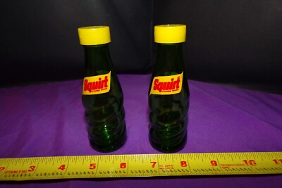 Squirt Soda Pop Bottle Salt and Pepper Shakers *Vintage Nice* | eBay