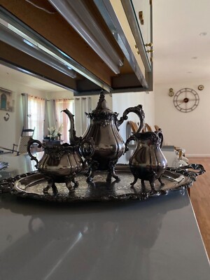 Tea/Coffee Pots & Sets - Baroque Silver Plated