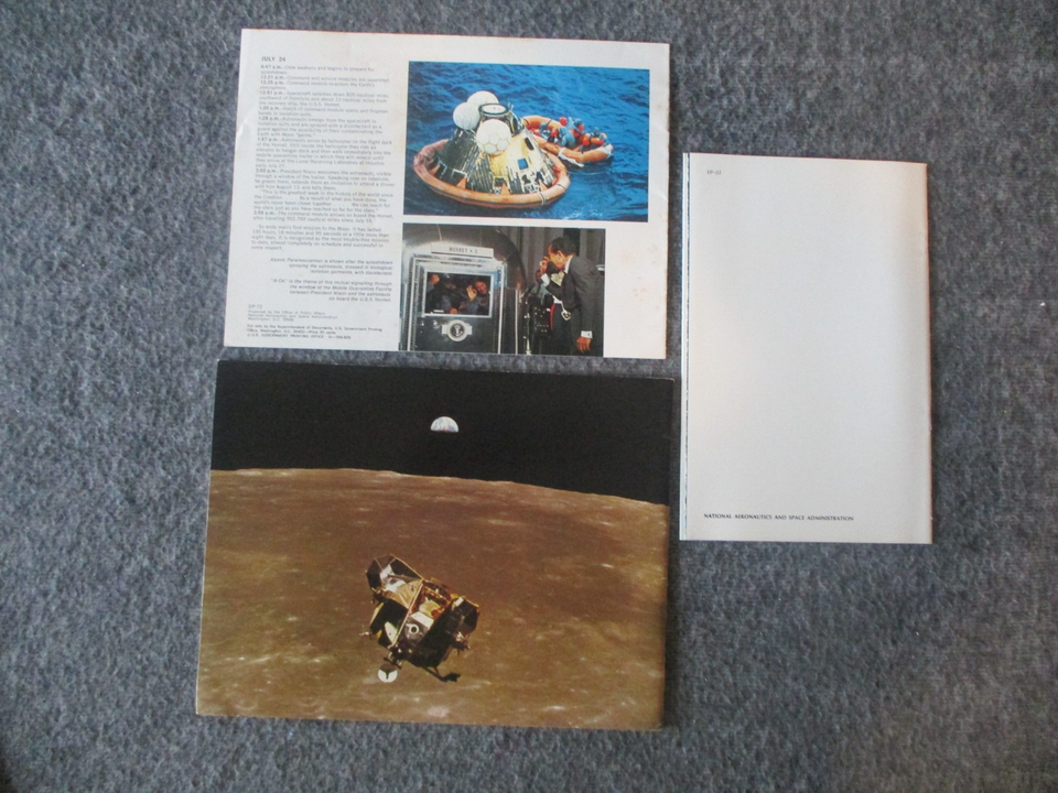 NASA MSFC APOLLO MISSION CREW CARDS FLOWN COINS BOOKS DECALS -AER0SPACE ...