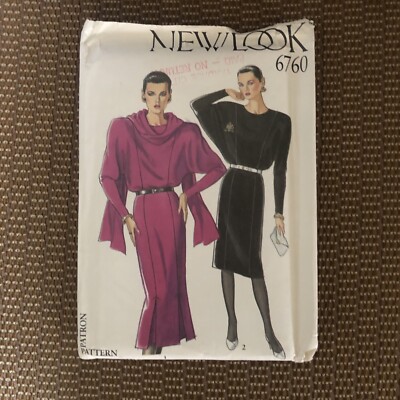 New Look 6760 Dress Pattern | eBay