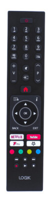 Genuine Logik RC43137 Remote Control For Smart TV's | eBay