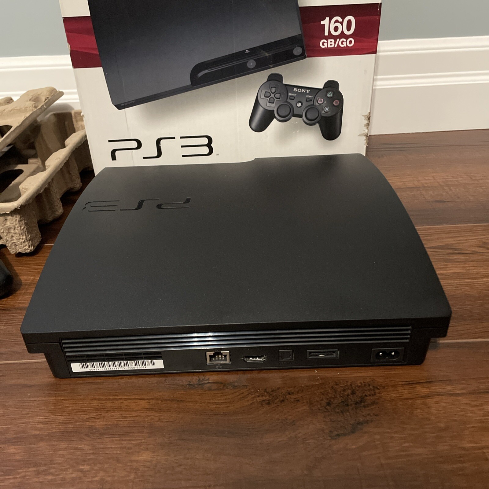 Sony PlayStation 3 Slim 160GB Console - W/ Original Box - PS3 Bundle ...
