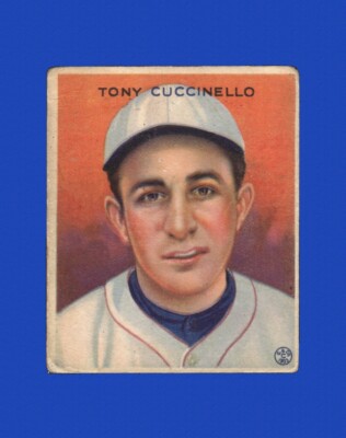 1933 Goudey Set-Break # 99 Tony Cuccinello LOW GRADE (filler) *GMCARDS ...