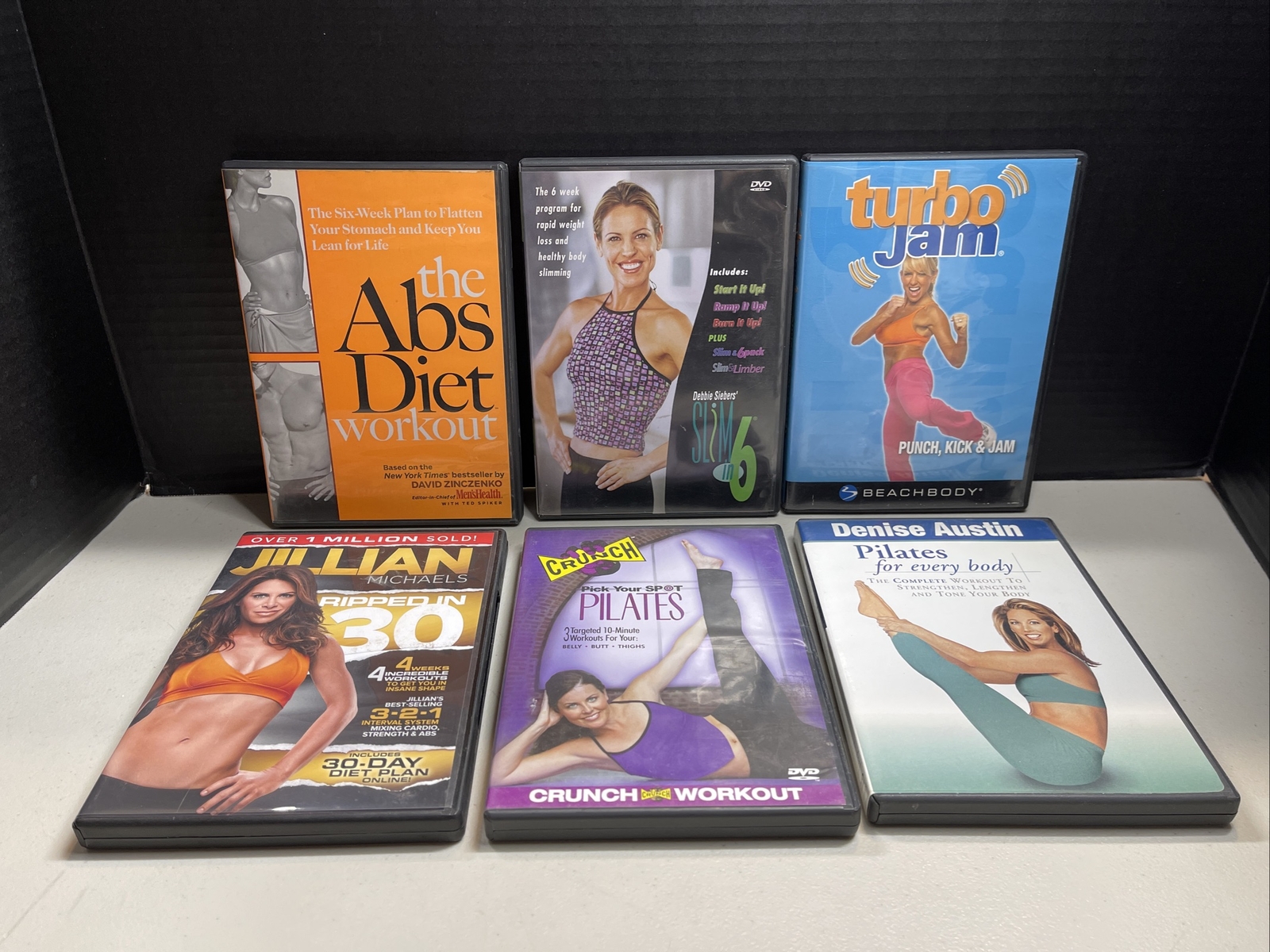 Siebers Slim In 6,Turbo Jam,The Ab Diet,Denise Austin Pilates,Crunch ...