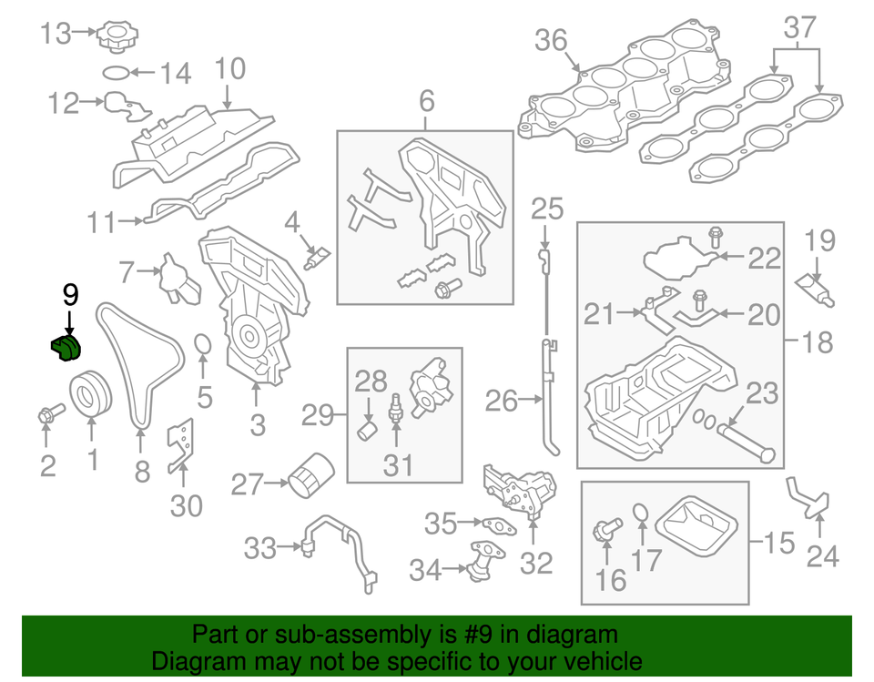 Genuine Nissan Tensioner 13070-JK21B | eBay