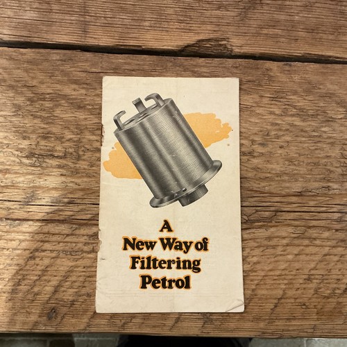 Zenith Fuel Filter Sales Brochure Austin Rolls Royce Morris | eBay UK