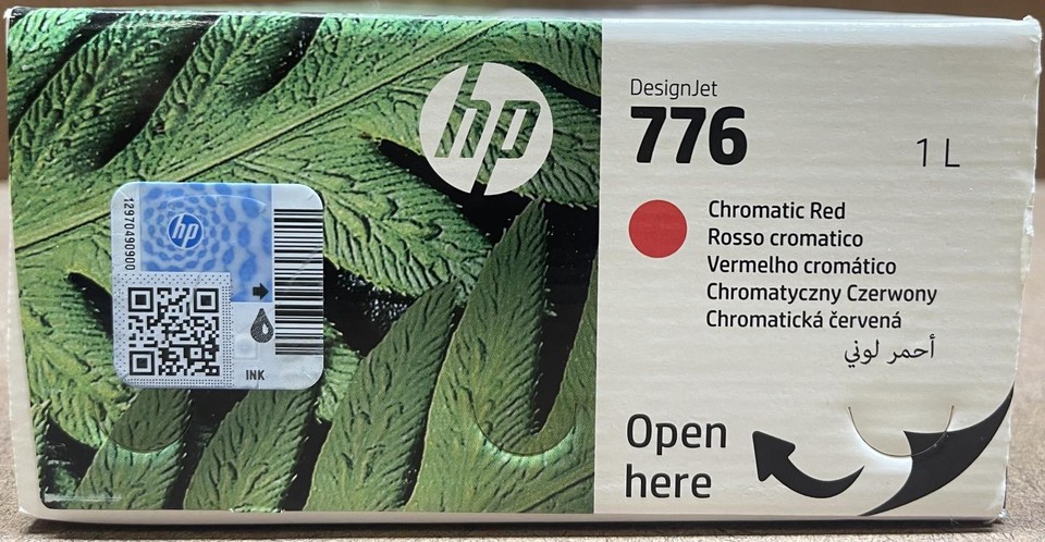 HP 776 1XB10A Chromatic Red ink Cartridge 1L - NEW GENUINE! EXP06/23 | eBay