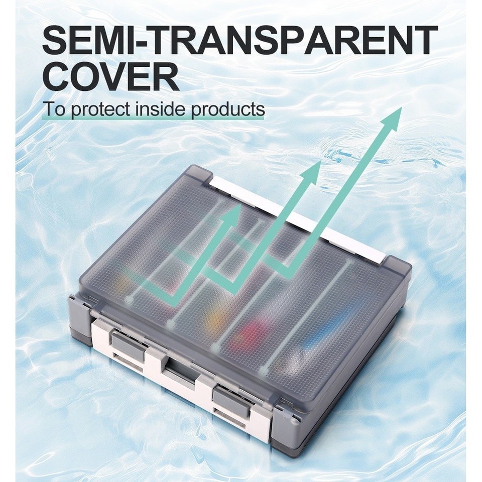 For Fishing Lures Fishing Tackle Box Adjustable Dividers For Fishing ...