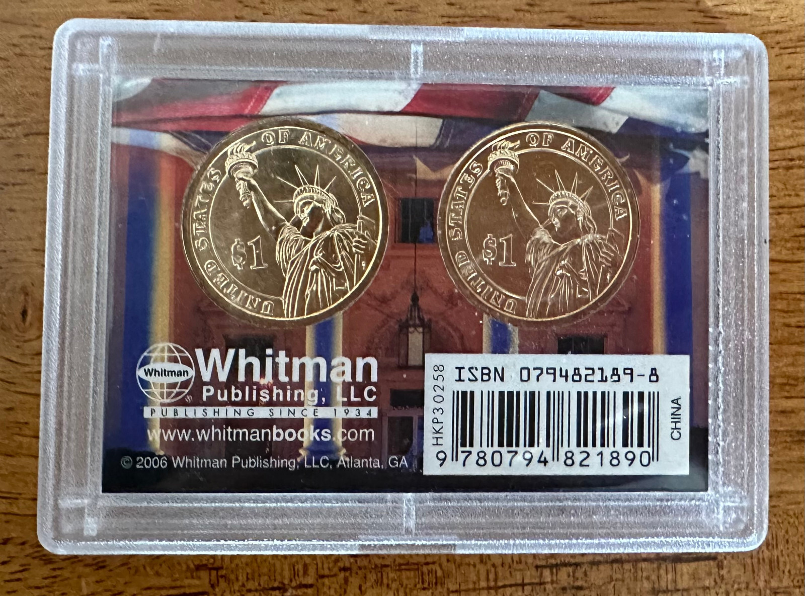 PRESIDENTIAL DOLLARS P & D 9 SETS OF 2 COIN SET EACH IN WHITMAN HOLDER ...