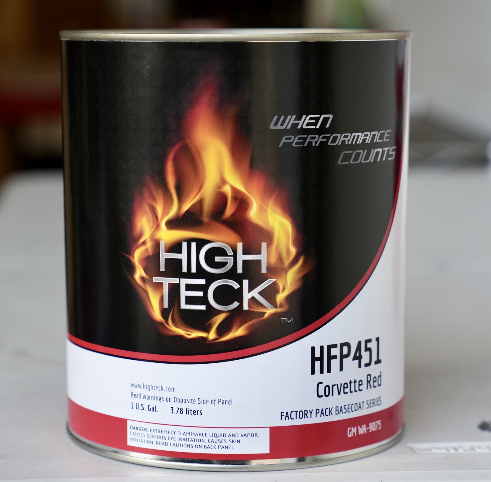 HIGH TECK Corvette Red Automotive Basecoat Paint GALLON! HFP451 GM Code ...