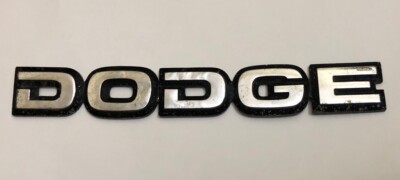 1982-1986 DODGE OMNI HOOD NAMEPLATE EMBLEM | eBay Australia