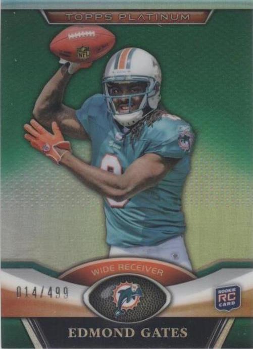 2011 Topps Platinum - Edmond Gates #62 Green Refractor /499 (RC) for ...