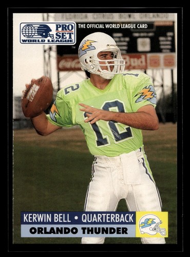 1991 Pro Set WLAF Inserts #22 Kerwin Bell (EX)(FTB) | eBay