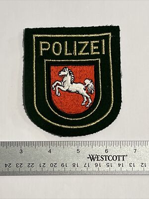German Lower Saxony Police Polizei Patch - Germany - Felt | eBay