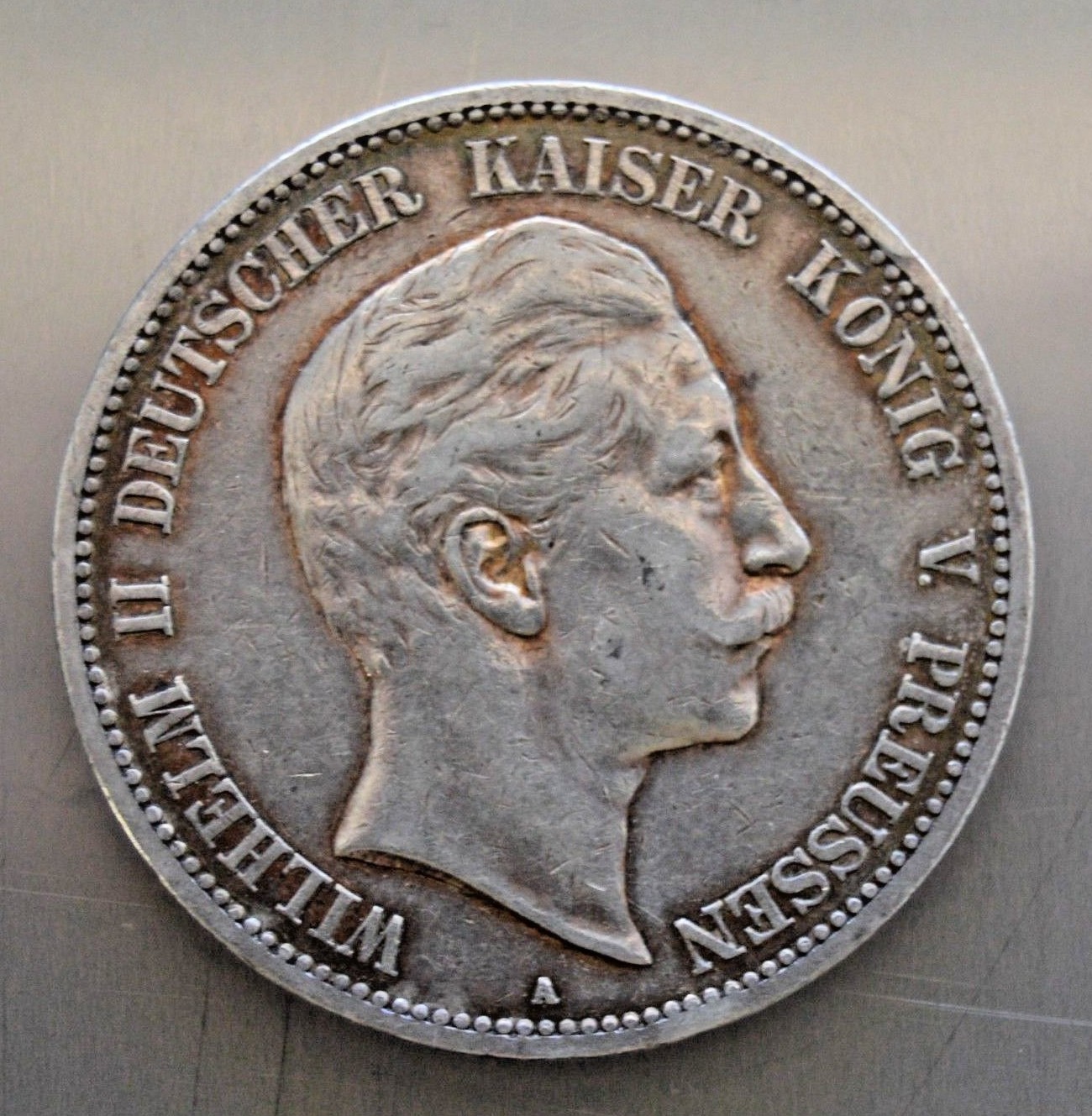 1902-A (Five) Funf Mark ~ Deutsches Reich 90% Silver | eBay