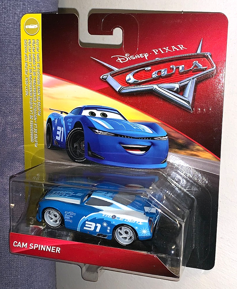 PIXAR CARS 2018 "NEXT-GEN" PISTON CUP RACERS CAM SPINNER & RICHIE ...