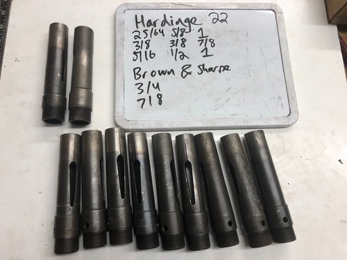 LOT OF 11 - Assorted Hardinge Brown& Sharpe 22 Feed Finger Screw ...