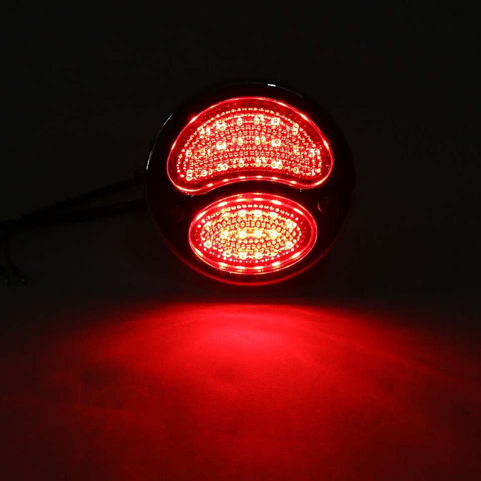 2x Model A Vintage Custom Hot Rat Street Rod Tail Lights Stop For Ford ...