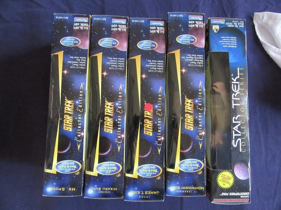 Playmates Star Trek Collector Series 9" Figure Lot 5 (Target Exclusive ...