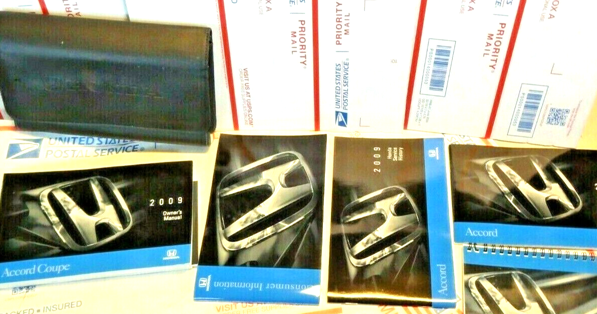 09 2009 Honda Accord Coupe Owners Owner's Manual Guide Books Literature ...