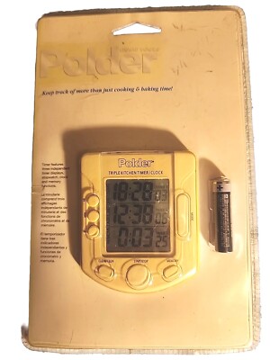Polder 891-90 Digital Triple Timer | eBay