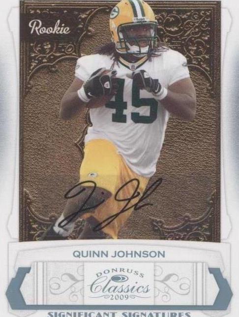 2009 Donruss Classics - Rookie Quinn Johnson #236 Significant ...