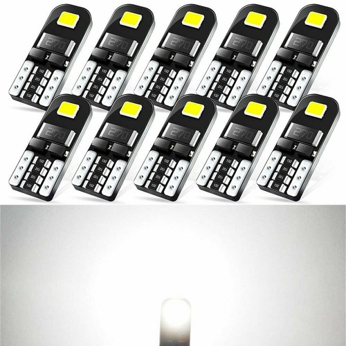 10pcs CANBUS 2825 194 168 Interior LED Light Bulb White W5W T10 192 ...