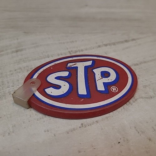 Vintage STP Motor Oil Car Red Keychain Used 2" | eBay