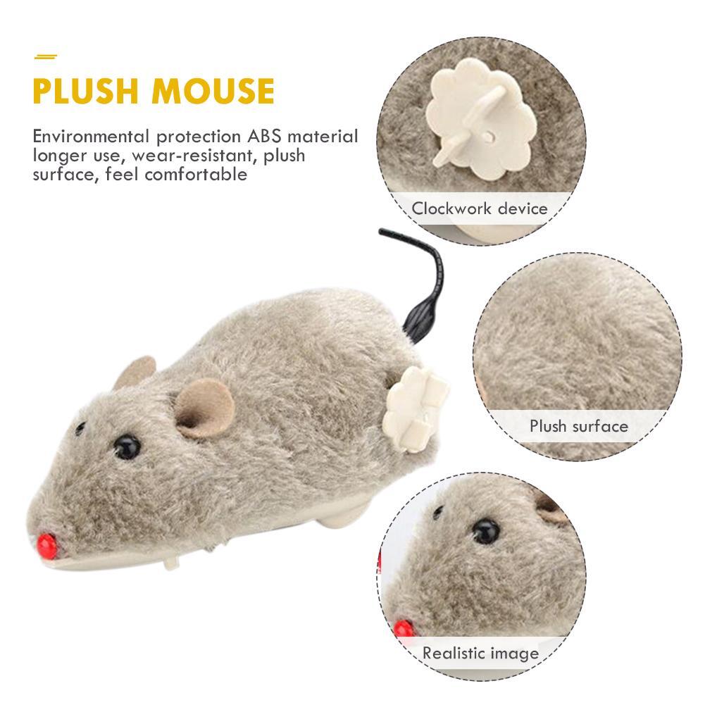 2Pcs Plush Cat Teaser Toy Catmint Cat Mice Toy Interactive Training ...