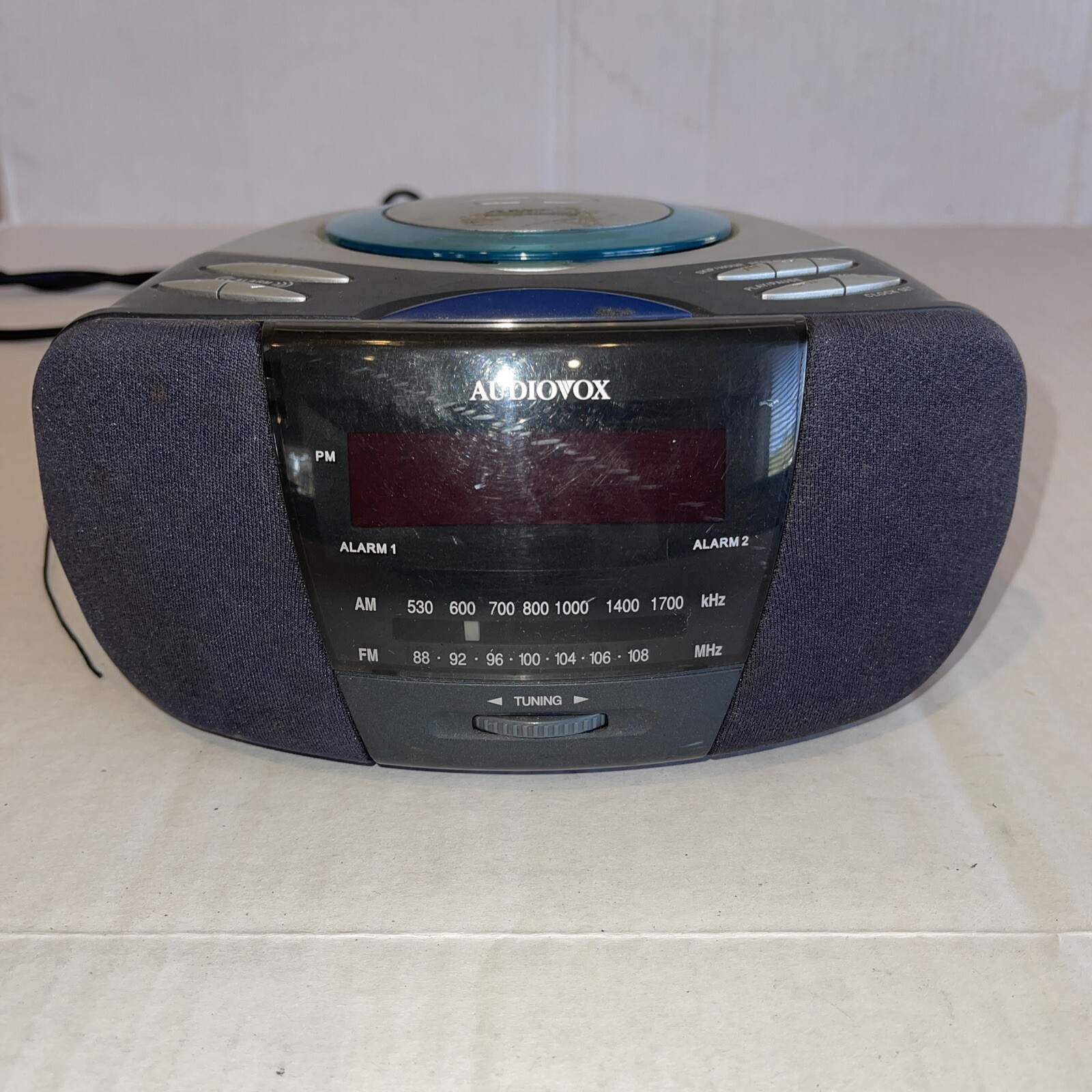 2005 Audiovox CD Alarm Clock Radio Model CD1180 for sale online | eBay
