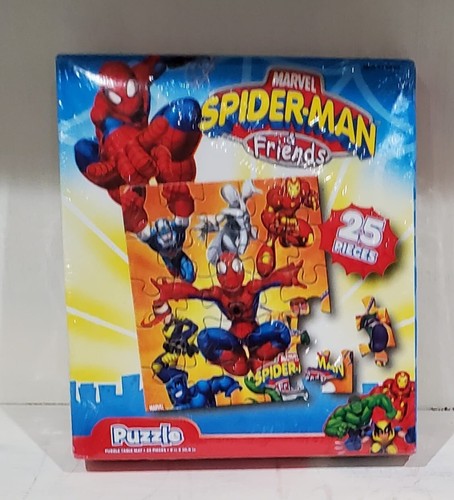 Spider Man And Friends 25 Piece Puzzle Marvel Brand New Sealed In Box ...