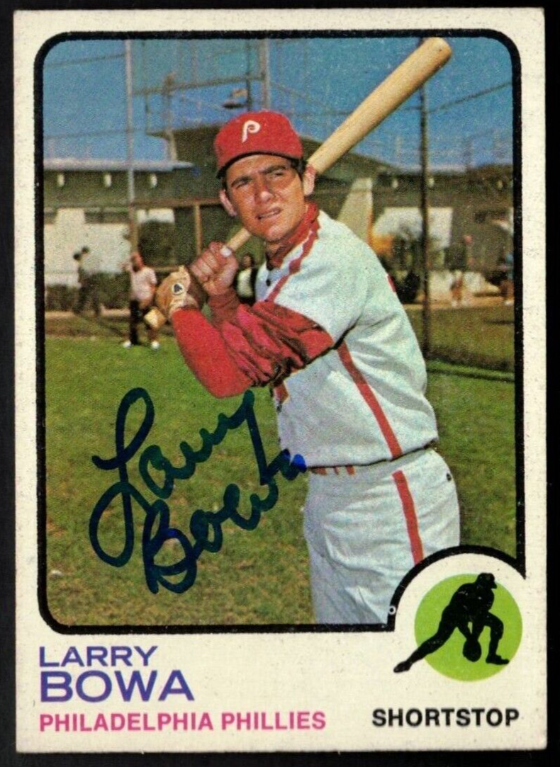1973 Topps Larry Bowa Card #119 Autograph Signed Phillies | eBay