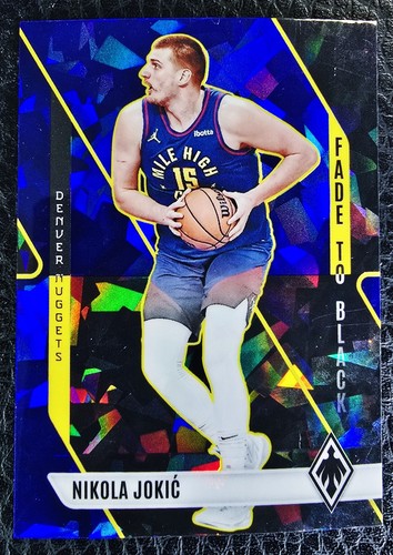 2023-24 PANINI PHOENIX NIKOLA JOKIC FADE TO BLACK #20 BLUE ICE DENVER ...