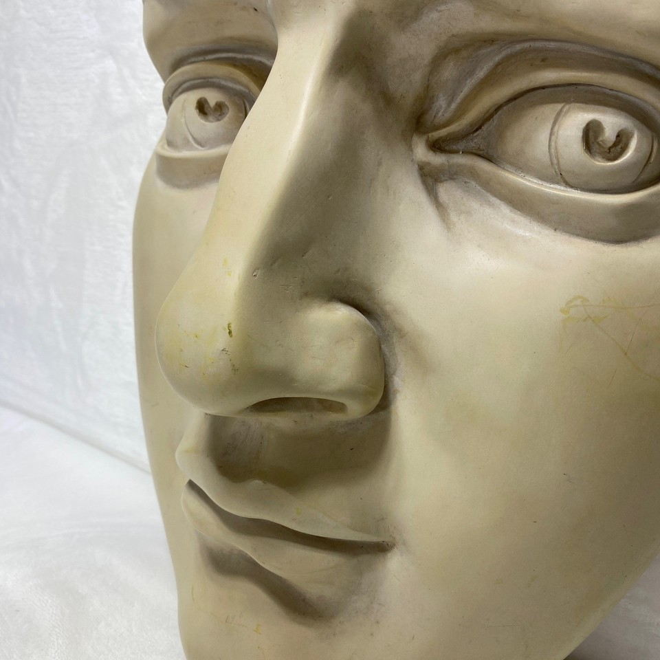 Michelangelo Face Wall Hanging Art Mask Sculpture Bar Deco Man Cave | eBay