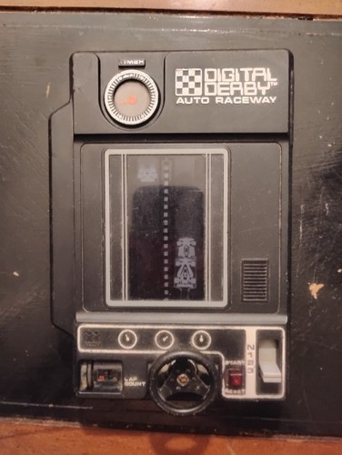 Tomy Digital Derby Auto Raceway Vintage 1978 Handheld Game Tested ...