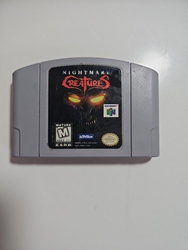 Nightmare Creatures (Nintendo 64 N64) Tested - Authentic Blockbuster ...