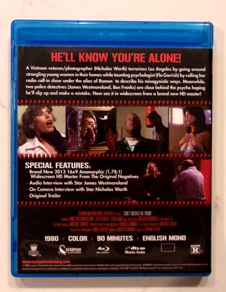 DONT ANSWER THE PHONE - BLU-RAY | eBay