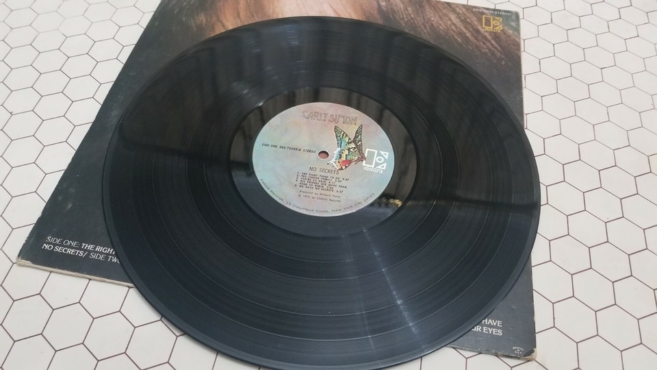 Original EKS-75049 Carly Simon 1972 Electra Records Vinyl LP Vintage No ...